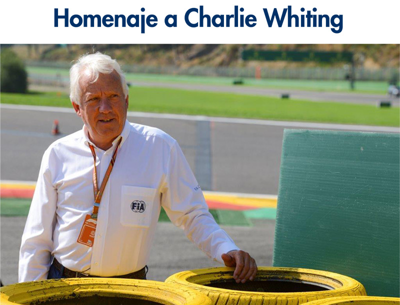 Charlie Whiting, temprana y lamentable pérdida